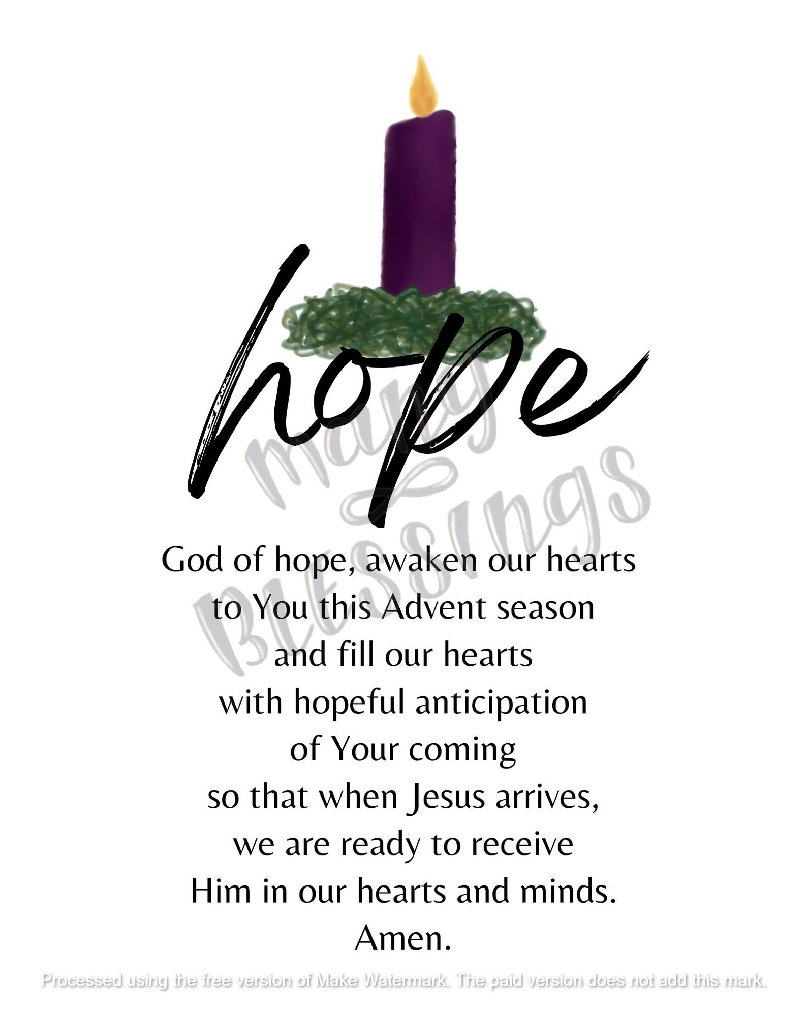 Advent Wreath Prayers | Four Print Bundle | Catholic Christian ...