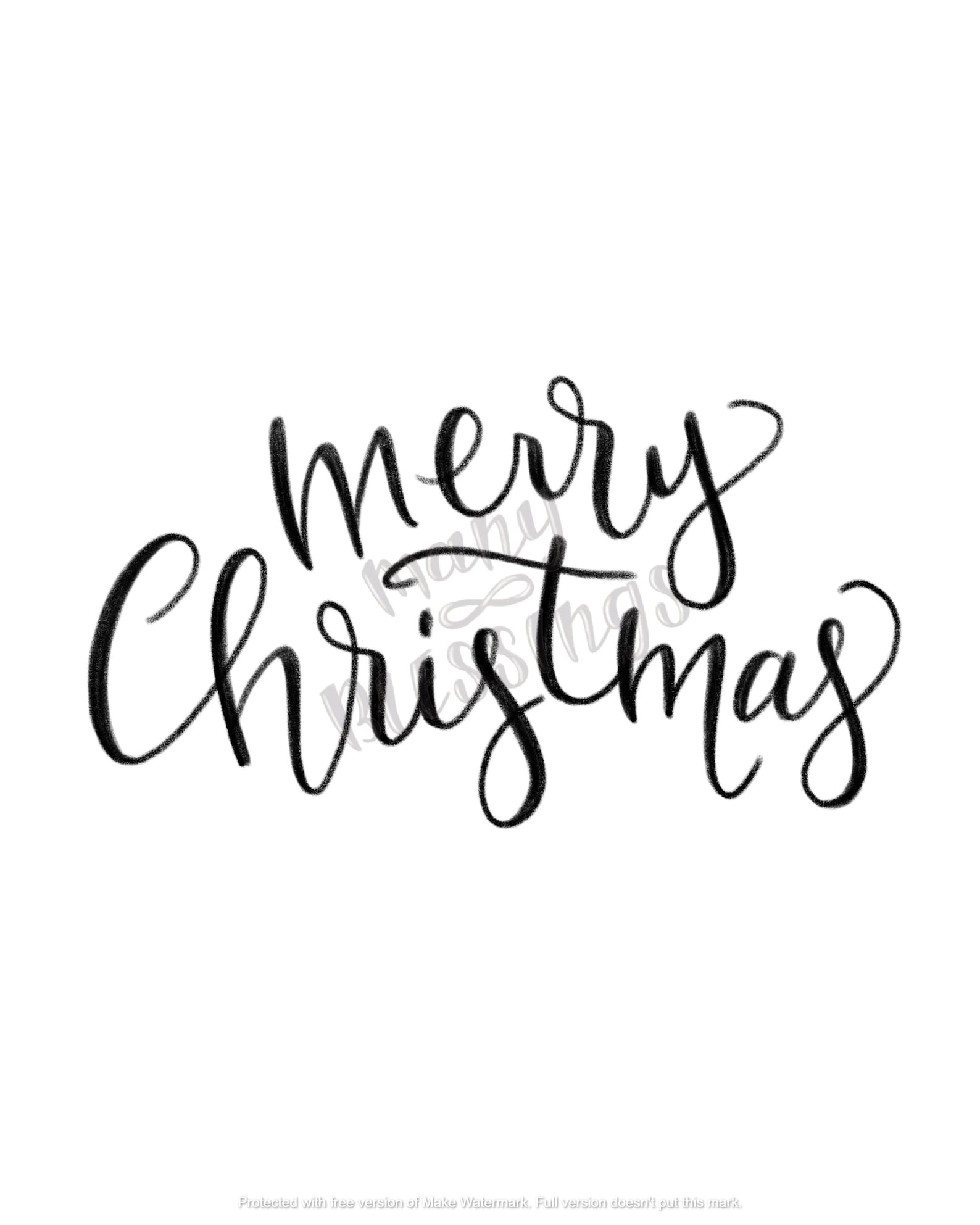 Merry Christmas | Horizontal and Vertical Two Print Bundle | Catholic ...
