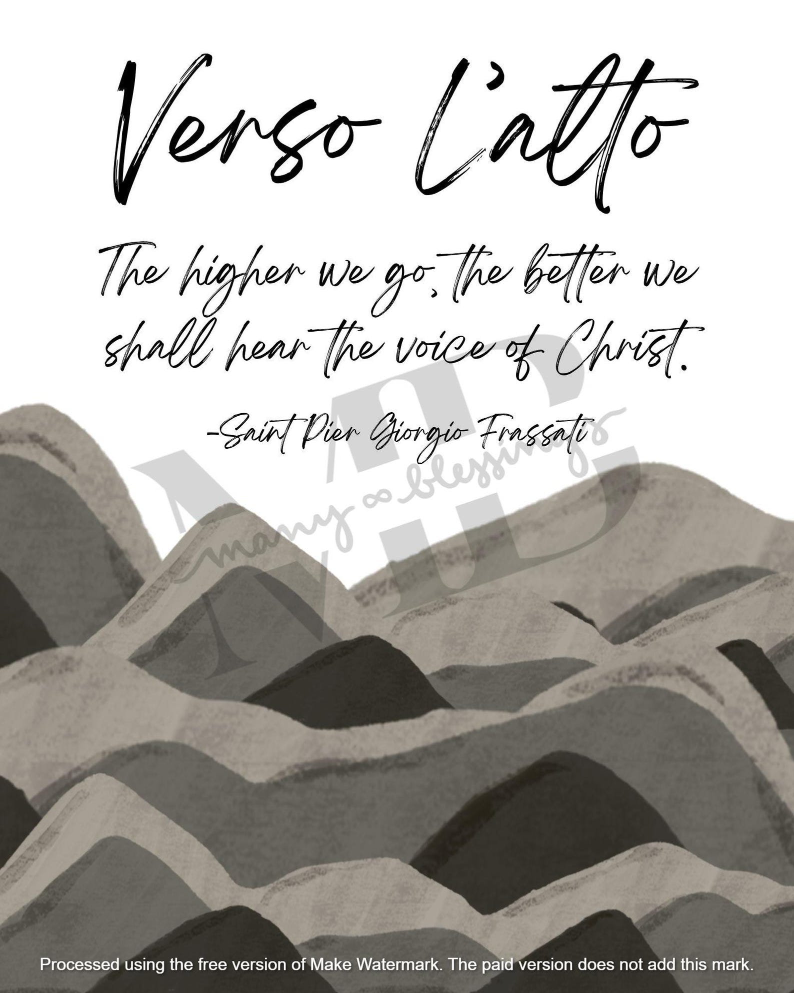 Saint Pier Giorgio Frassati Quotes | Catholic Christian Religious Art ...