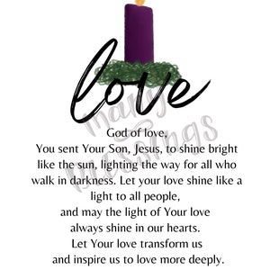 Advent Wreath Prayers | Four Print Bundle | Catholic Christian ...