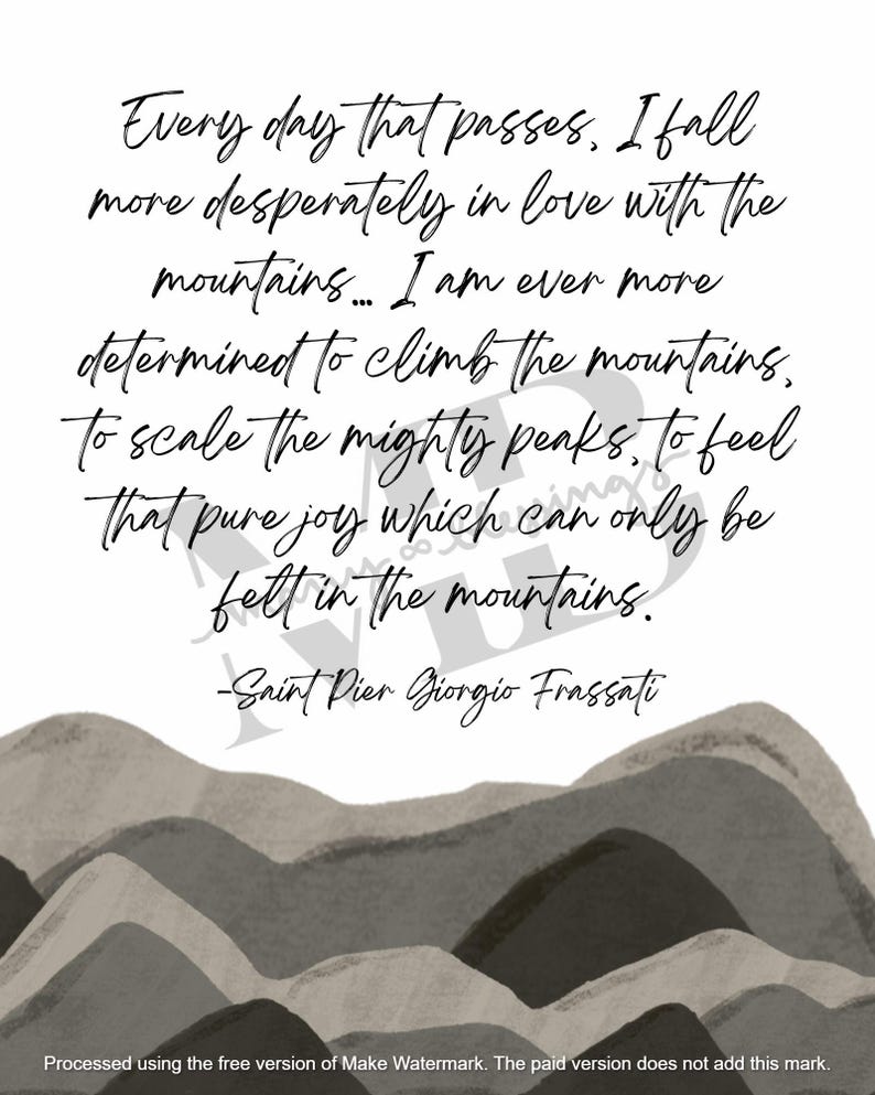 Saint Pier Giorgio Frassati Quotes | Catholic Christian Religious Art ...