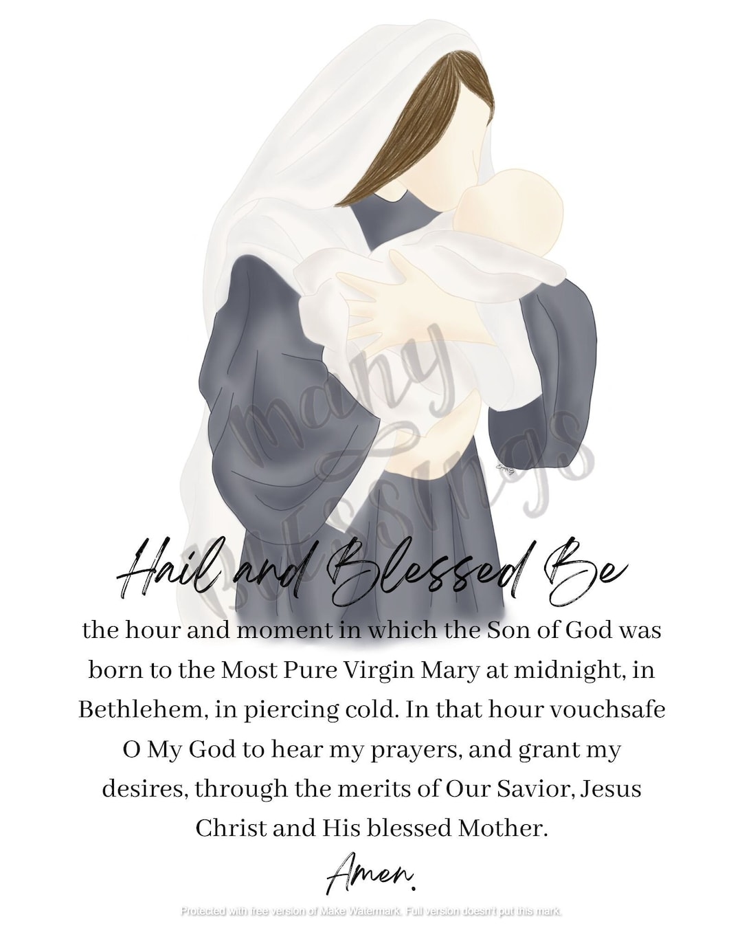 Hail and Blessed Be | Saint Andrew's Christmas Novena Prayer | Catholic ...