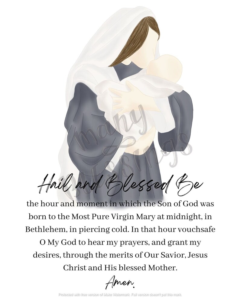 Hail and Blessed Be | Saint Andrew's Christmas Novena Prayer | Catholic ...