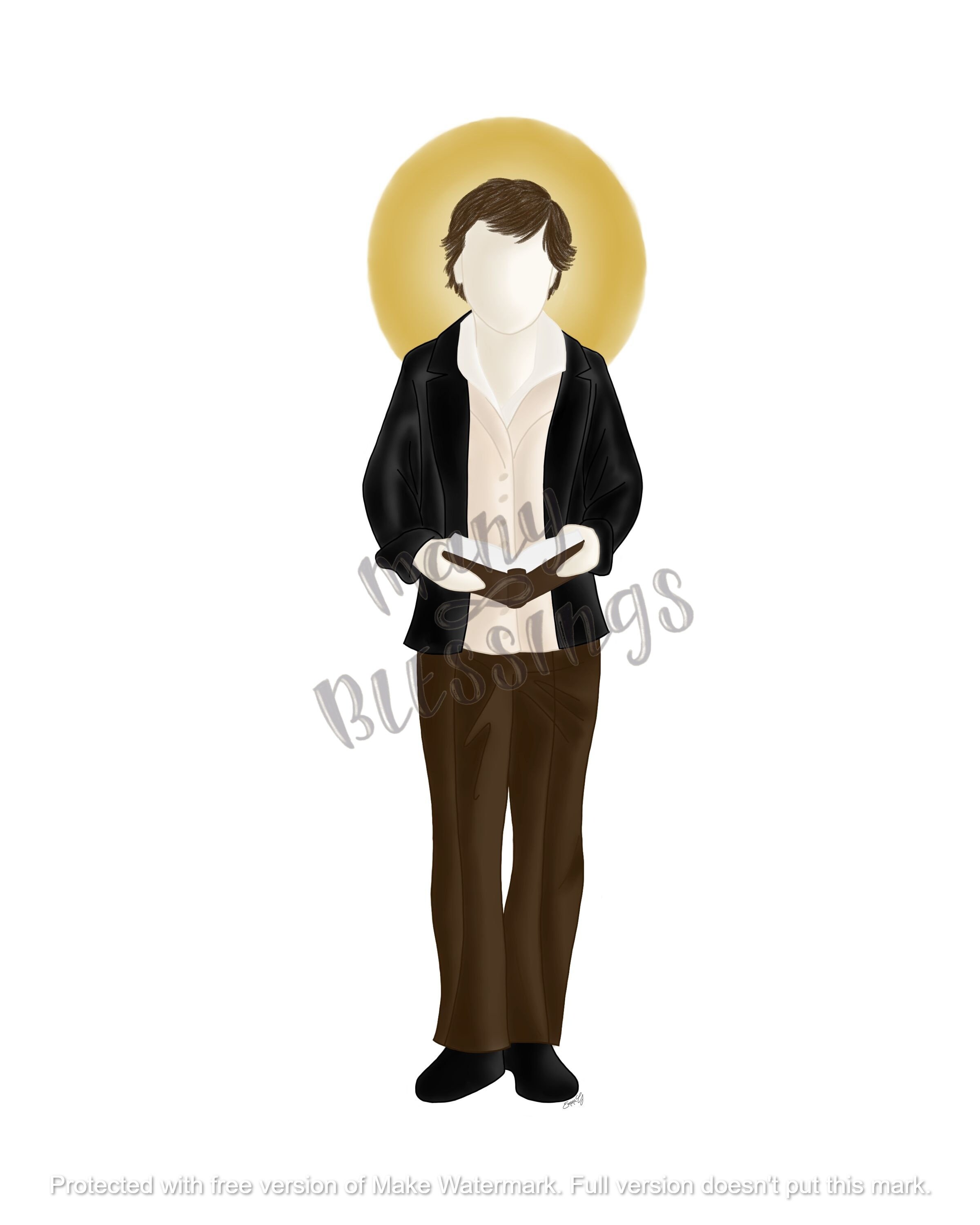 Saint Dominic Savio Catholic Saint Art Print - Etsy