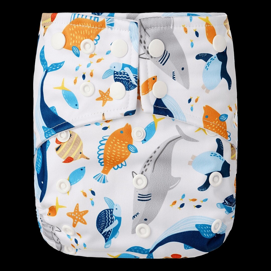 Pocket Diaper | Sea Animals - Etsy