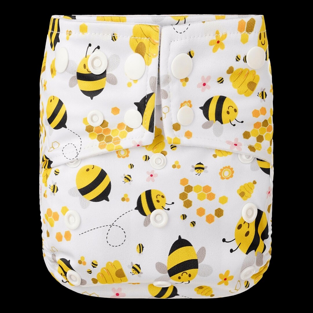 Pocket Diaper | Bees - Etsy