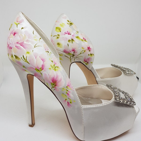 Painted High Heels - Etsy