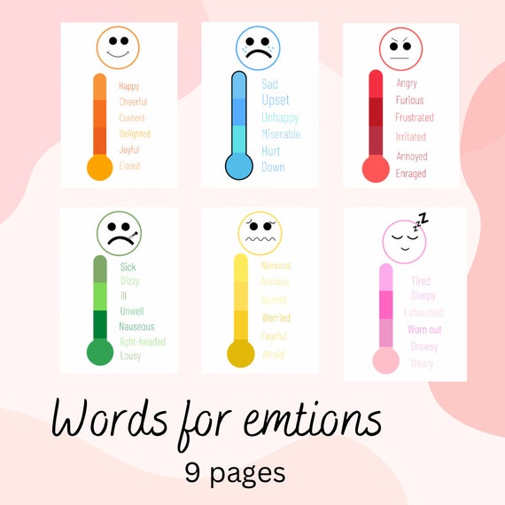 Learn About Emotions - Etsy