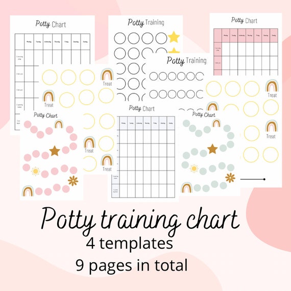Potty Training Chart - Etsy