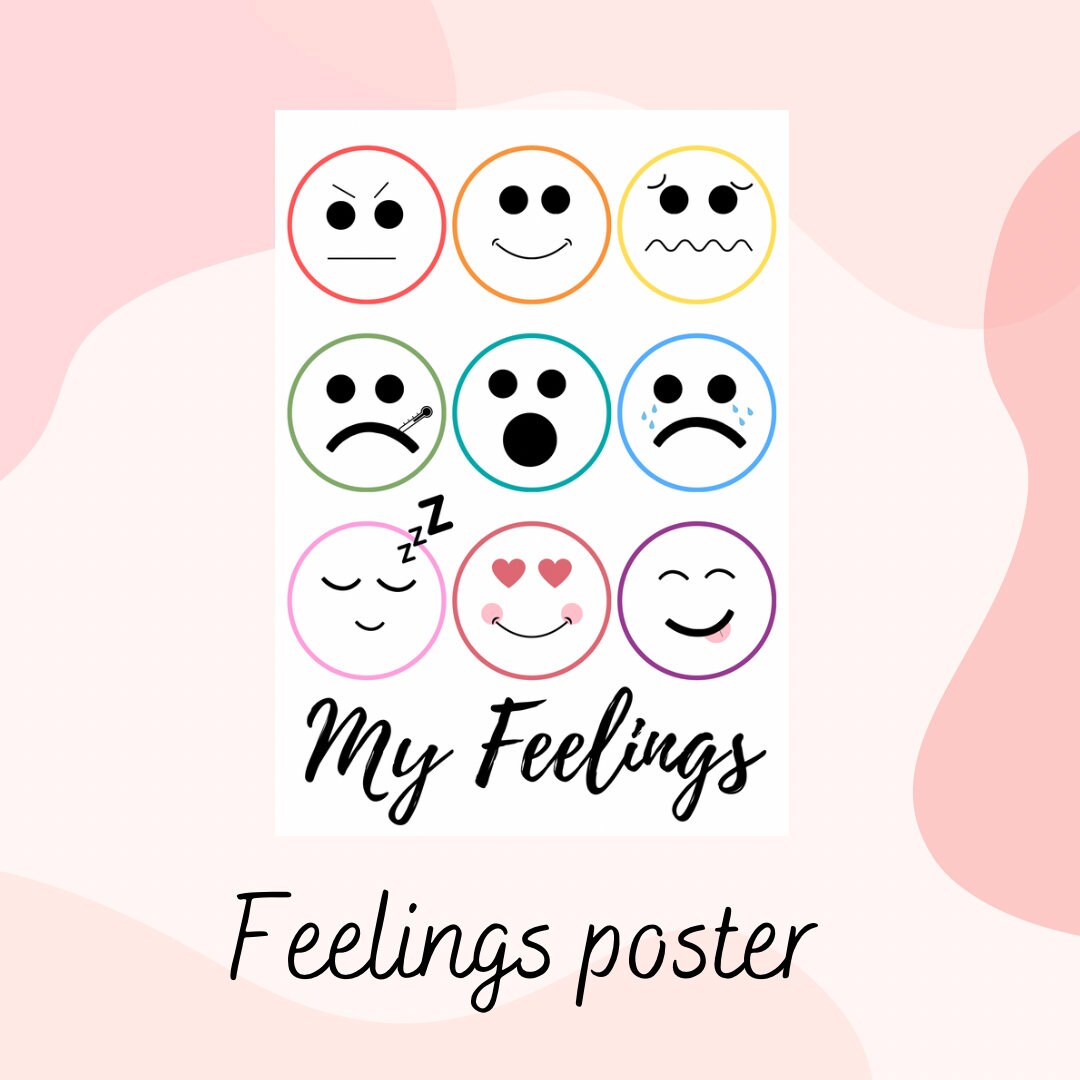 My Feelings Poster - Etsy