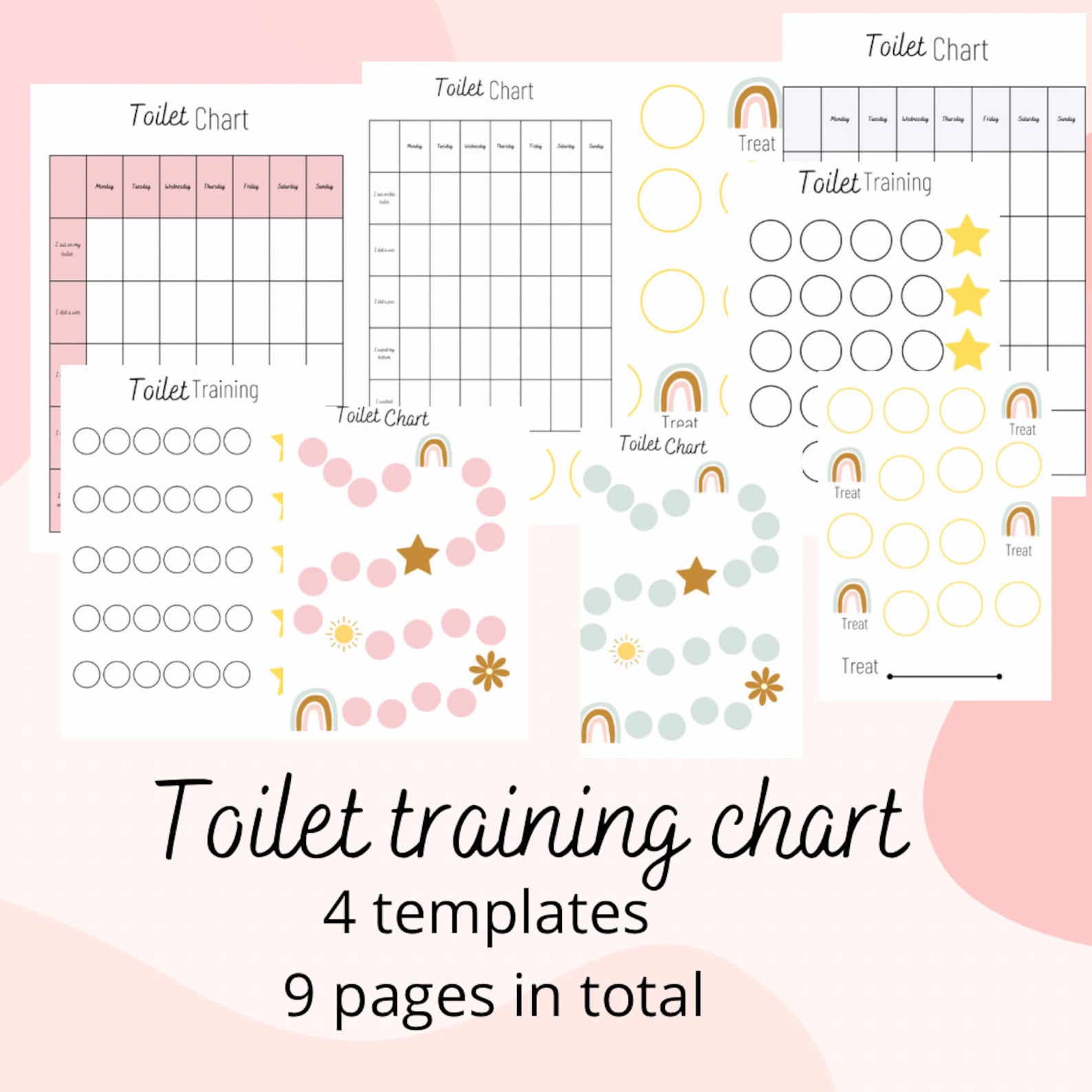Toilet Training Chart - Etsy Australia