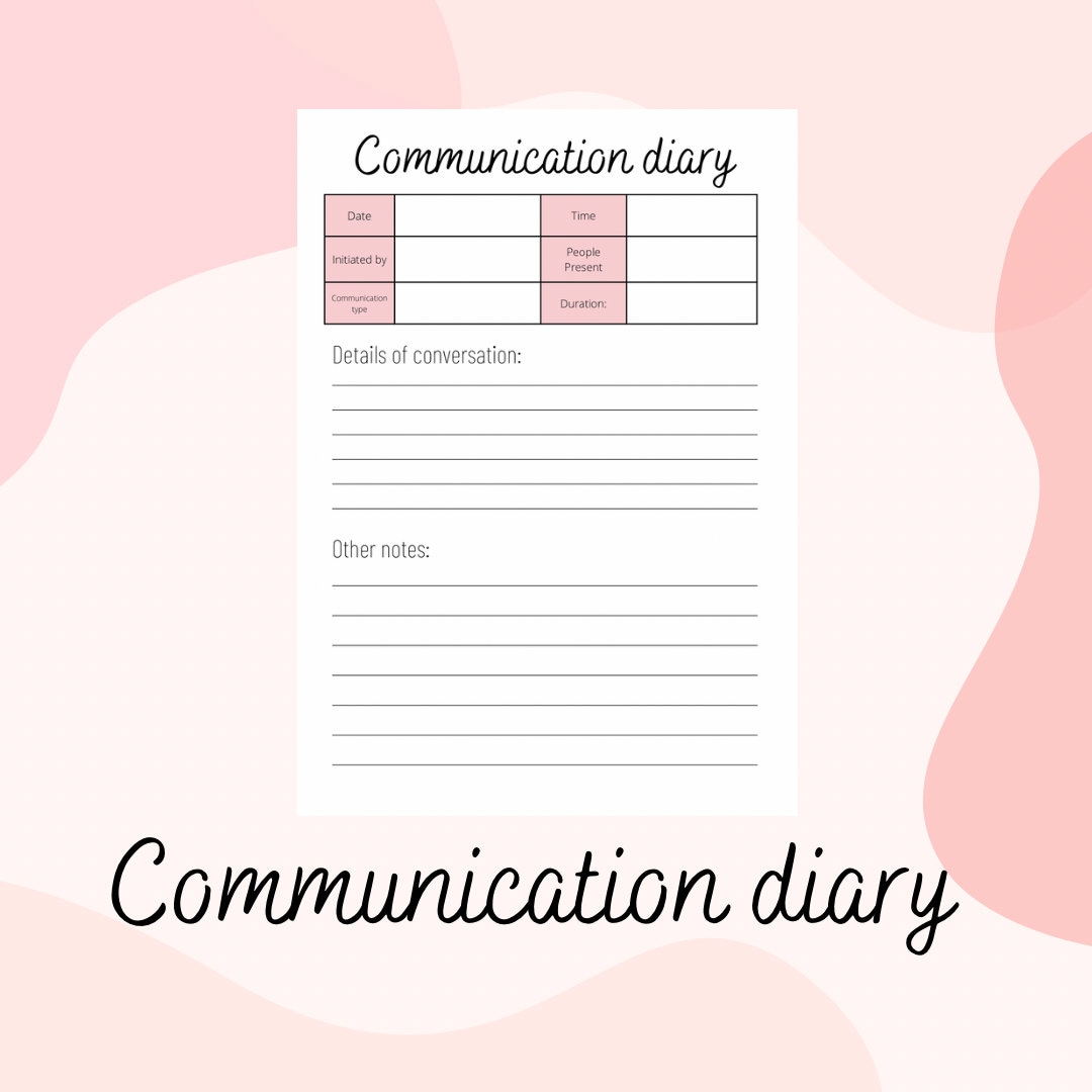 Communication Diary - Etsy