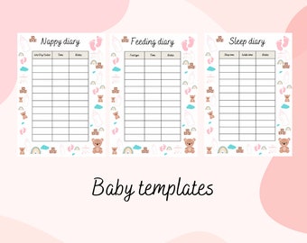 Nappy Change Chart - Etsy