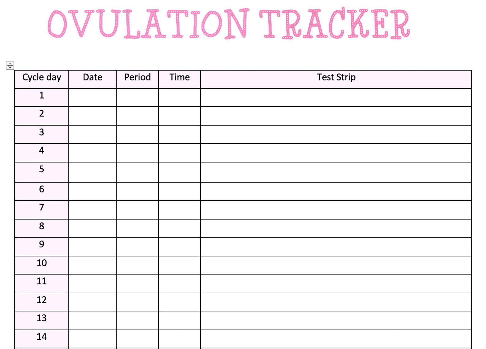 Ovulation Tracker - Etsy