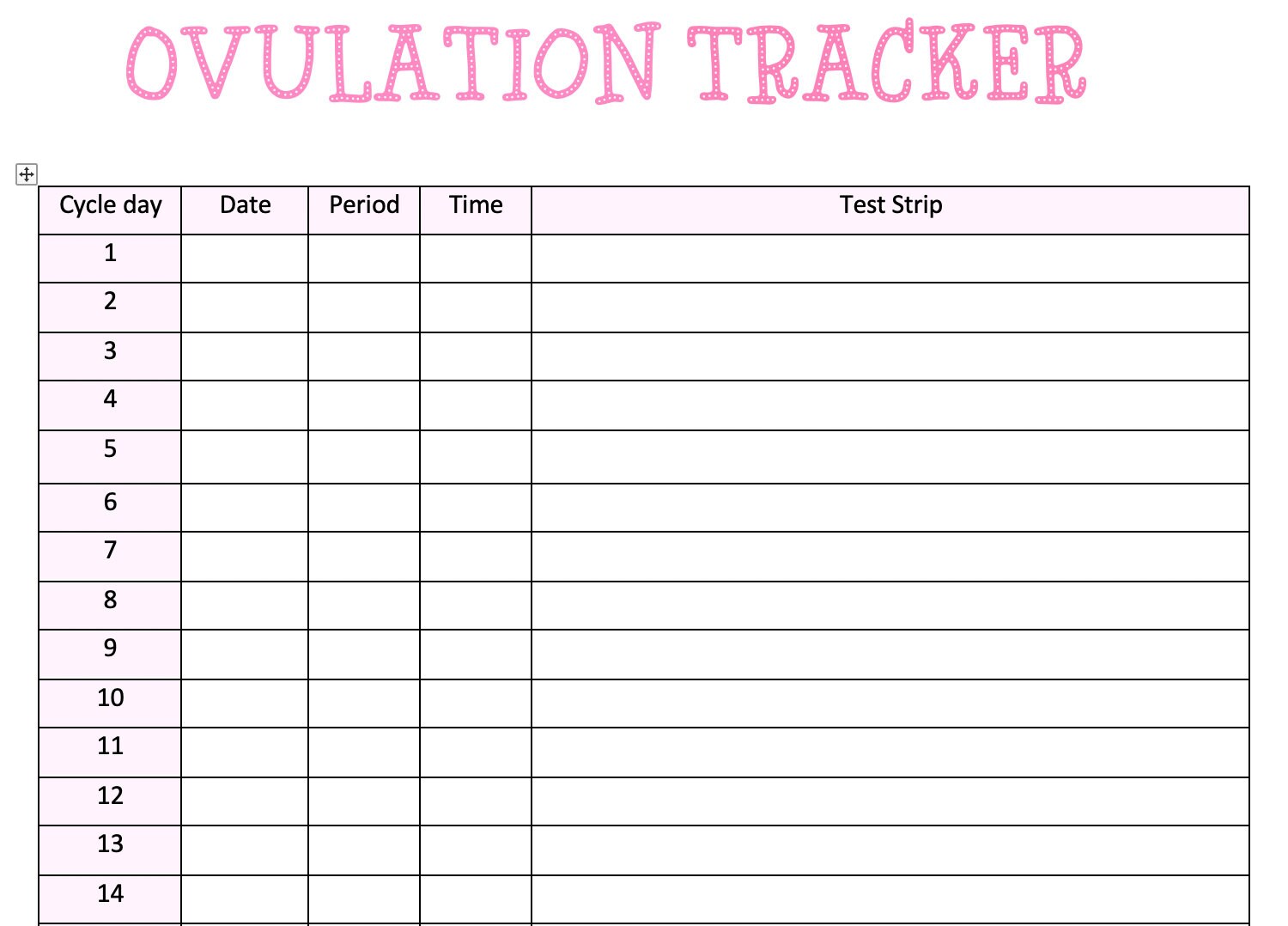 Ovulation Tracker - Etsy