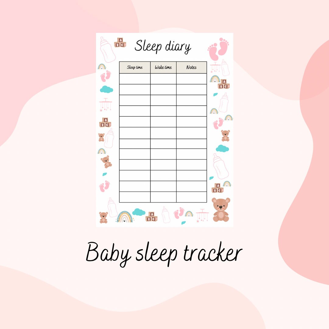 Baby Sleep Tracker - Etsy