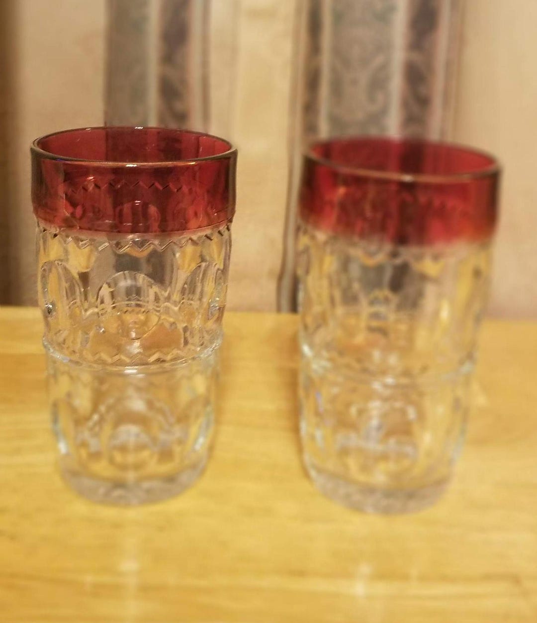 Kings Crown Ruby Flash Tumblers - Etsy