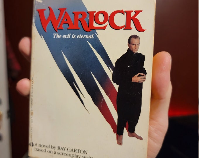 WARLOCK Horror Movie Novelization Paperback by Ray Garton - Avon Books ...