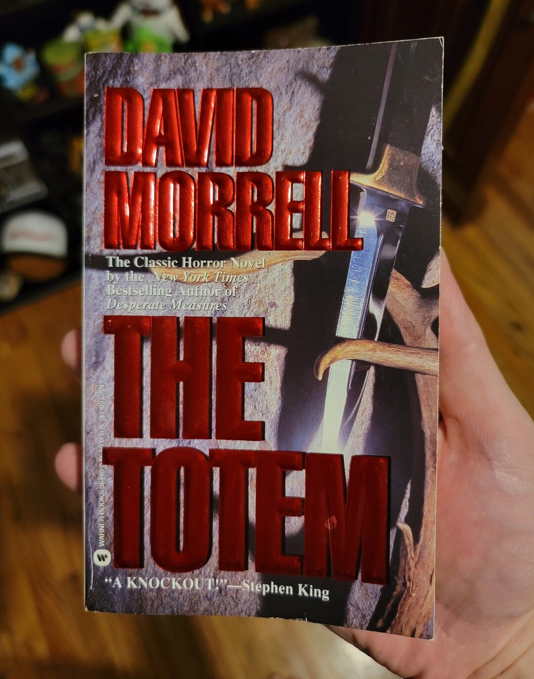 THE TOTEM by David Morrell Paperback Horror Book - Warner Books First ...