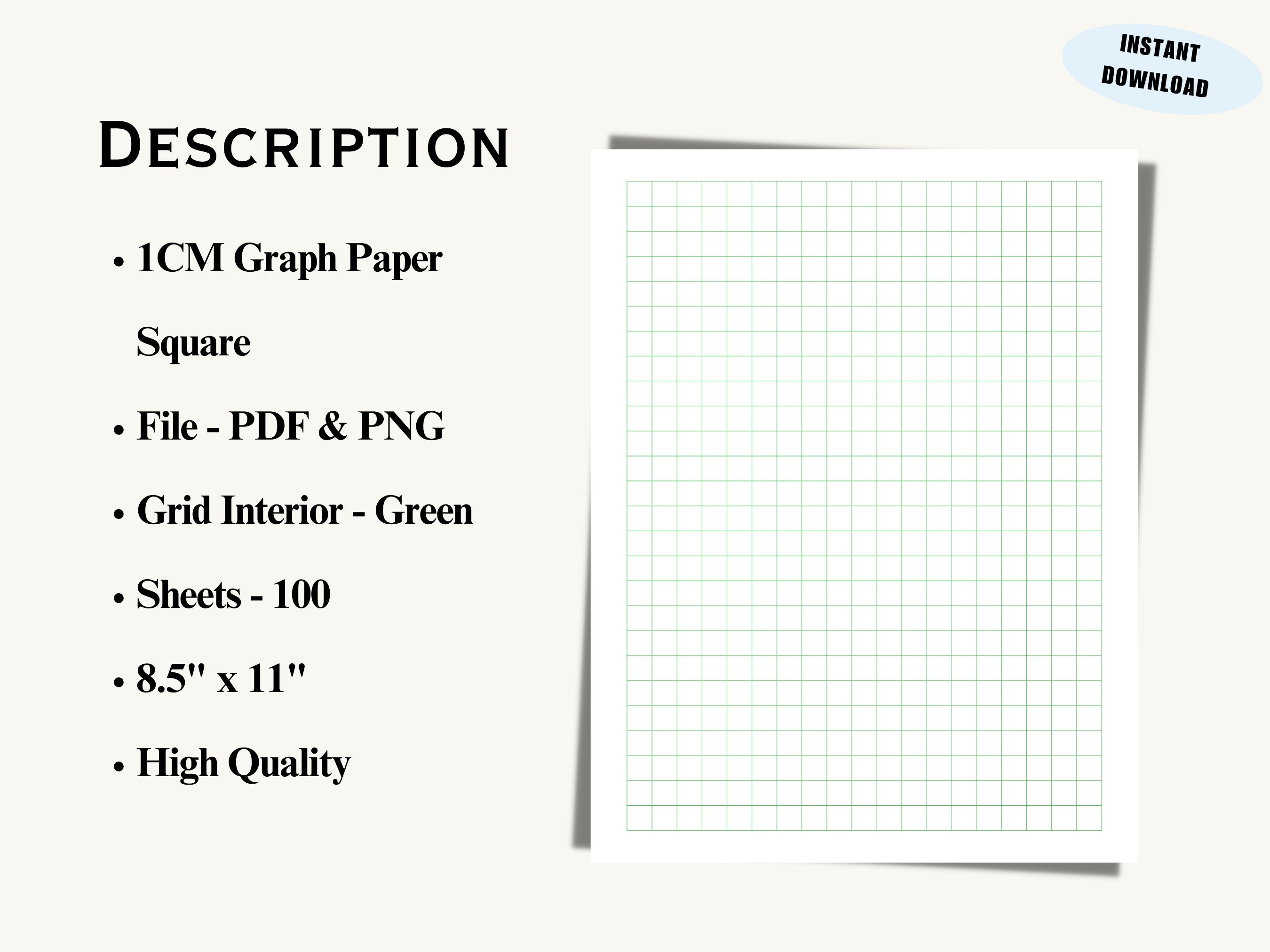 Square Grid Paper 1cm