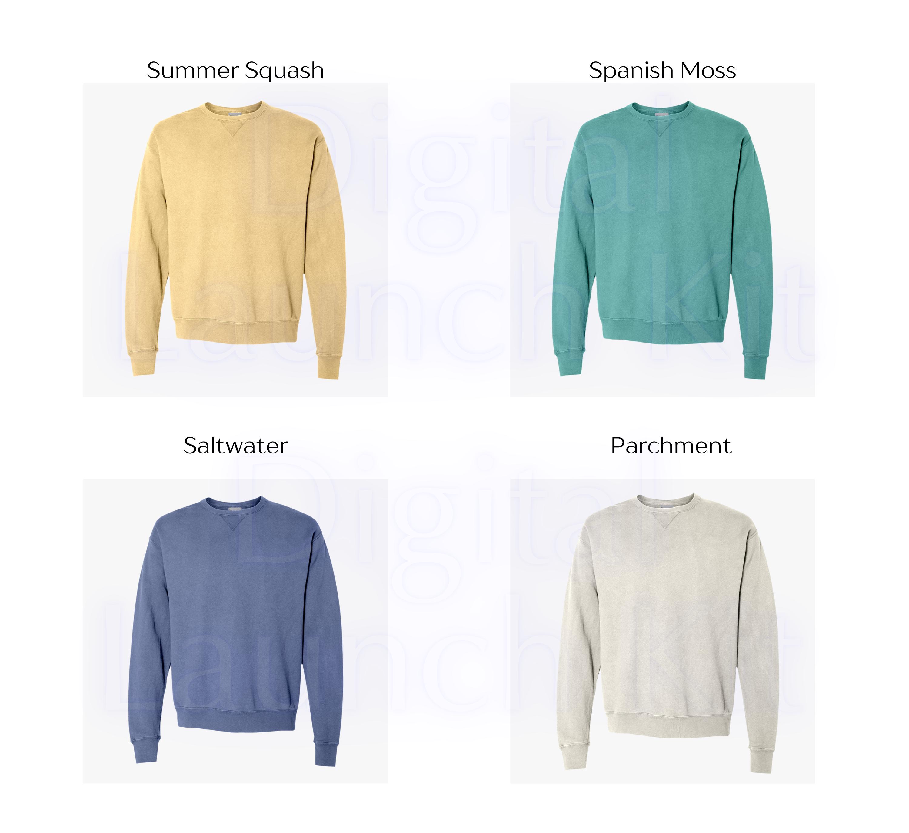 Sweatshirt Color Chart Bundle: Hanes & Comfort Colors (digital Download ...