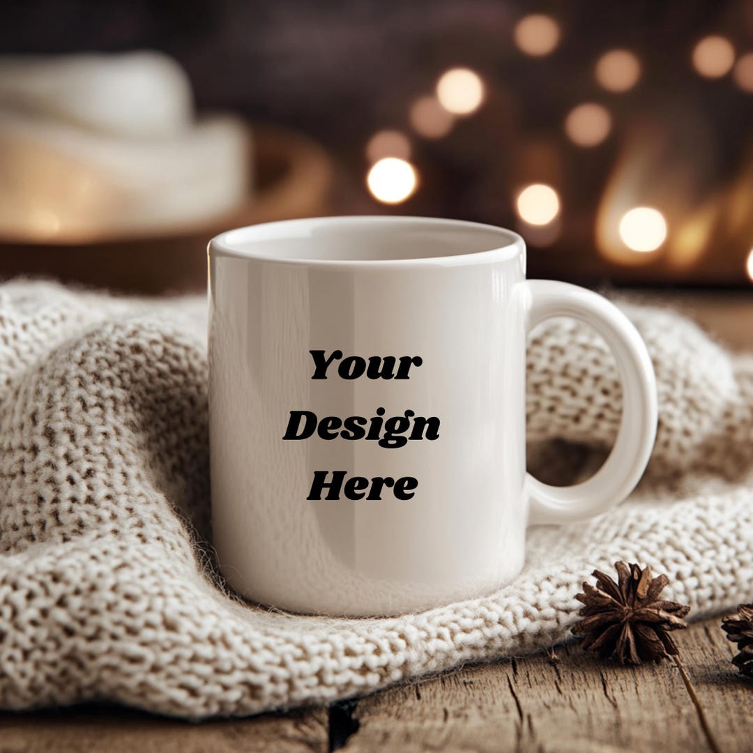 11oz Ceramic Mug Mockup: Coffee & Tea Template (digital Download) - Etsy