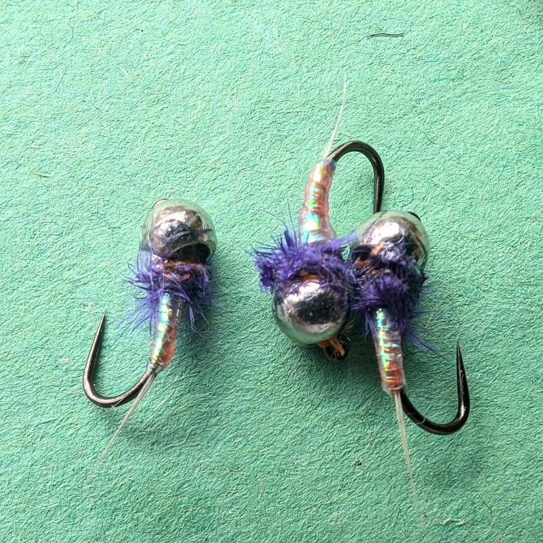 Rainbow Bomber - Euronymph / Perdigon Jig Nymph - Pack of 3 - Etsy