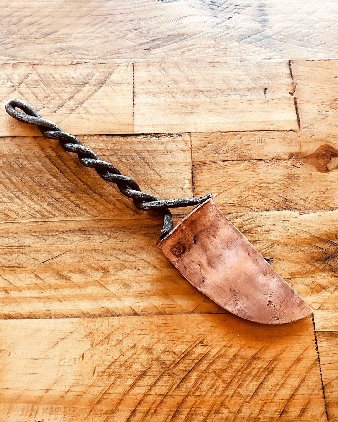 Copper and Steel Cake and Food Server - Wedding Cake Server - Birthday ...