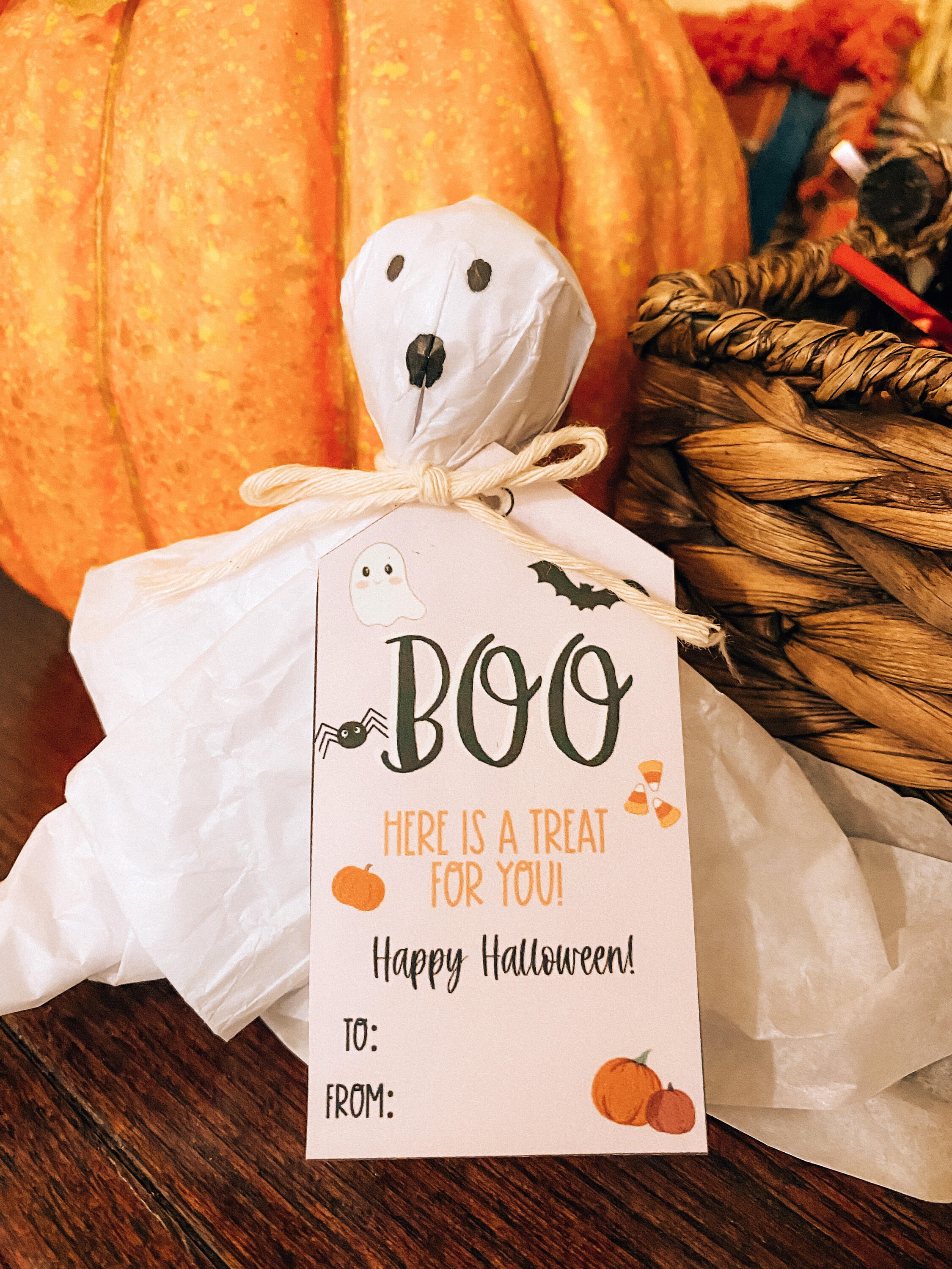 Halloween Tags. Gift Tags for Halloween. BOO Here is a Treat for You ...