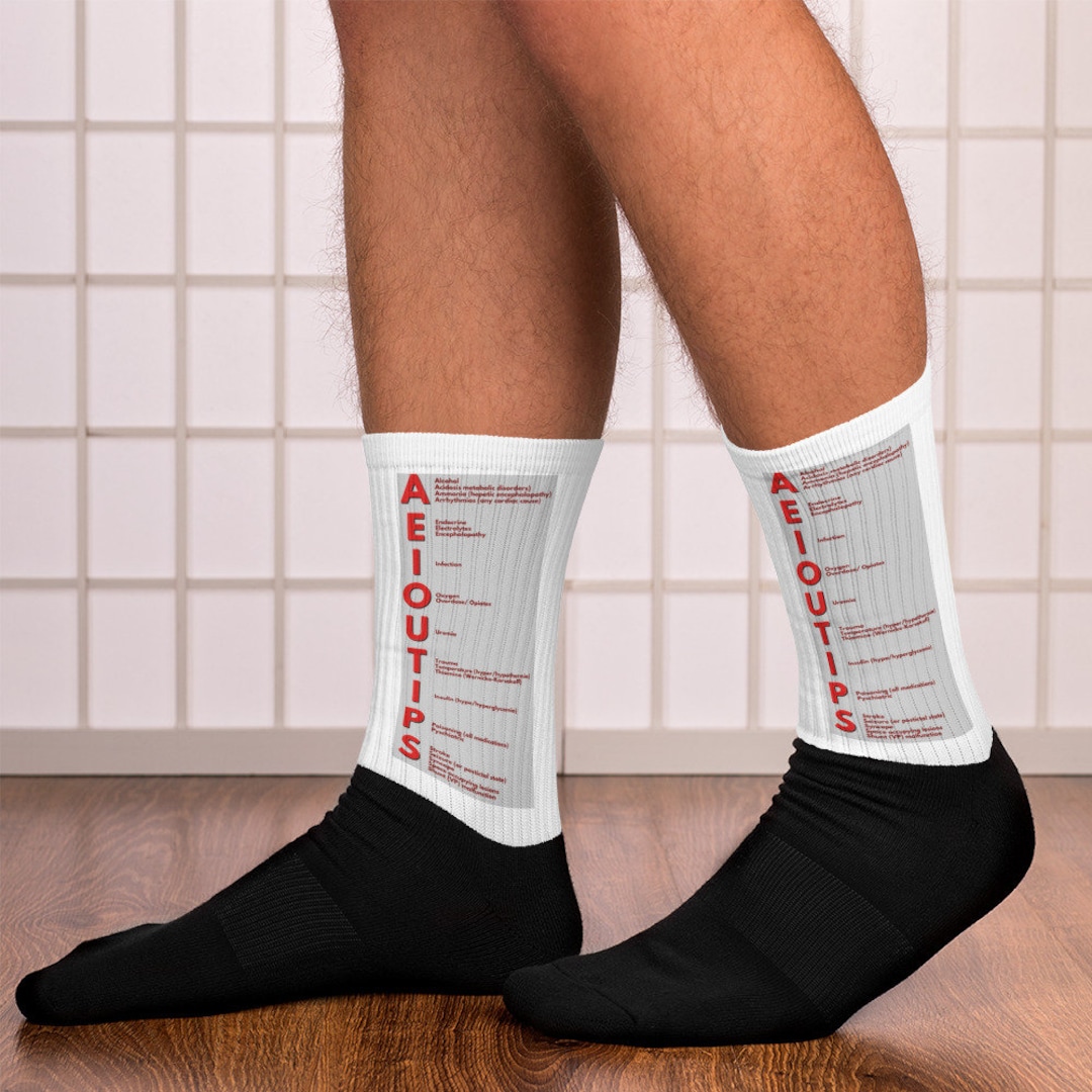 AEIOU TIPS Socks - Etsy