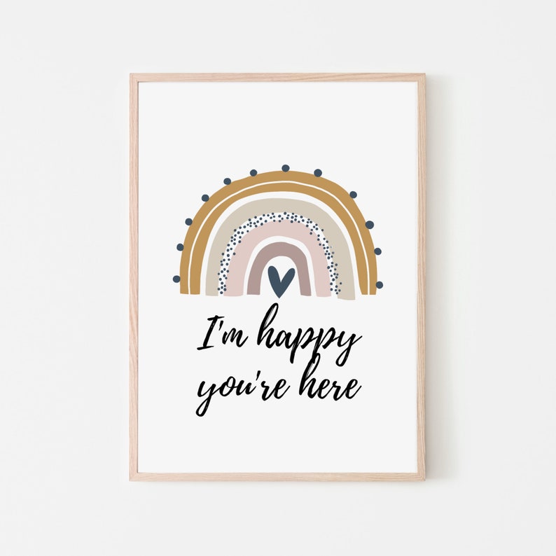 Boho Rainbow Welcome Signs Set of 4 Class Decor Classroom - Etsy