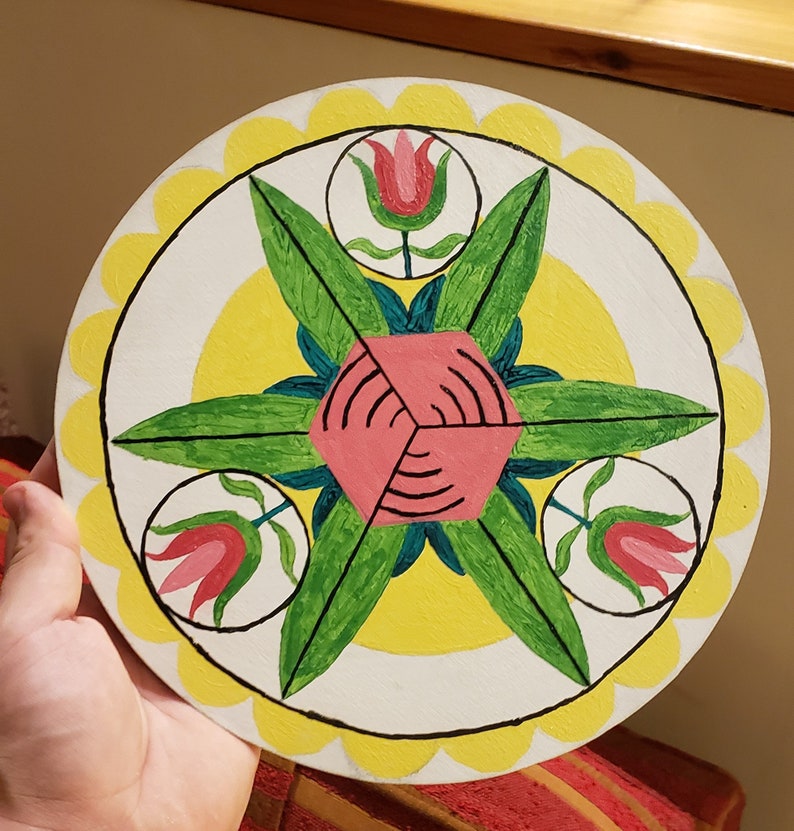 Custom Wooden Hex Sign (pictures Are Samples) - Etsy