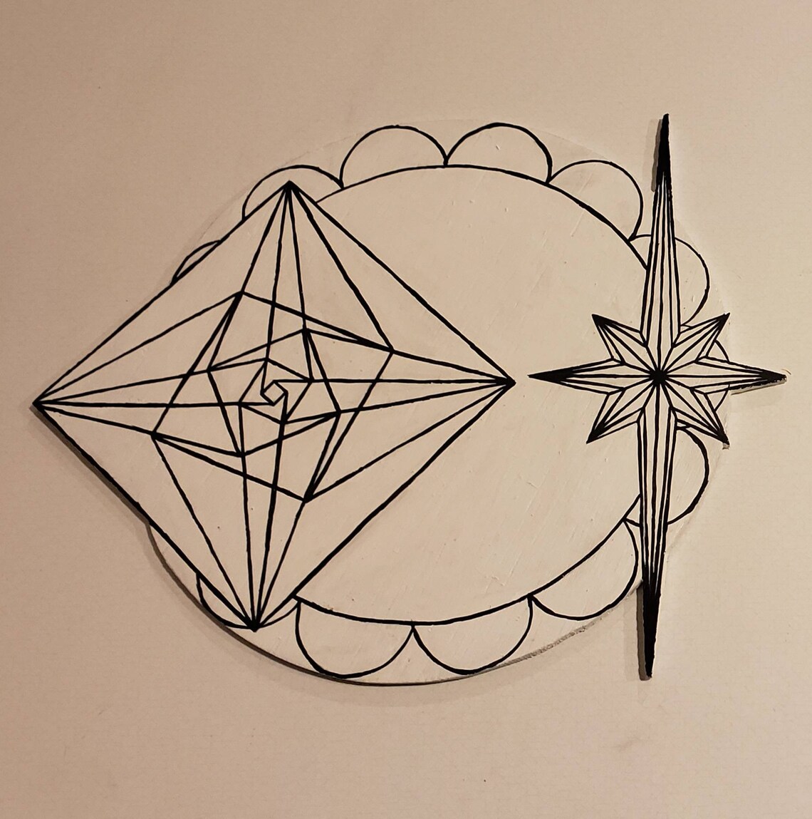 Custom Wooden Hex Sign (pictures Are Samples) - Etsy