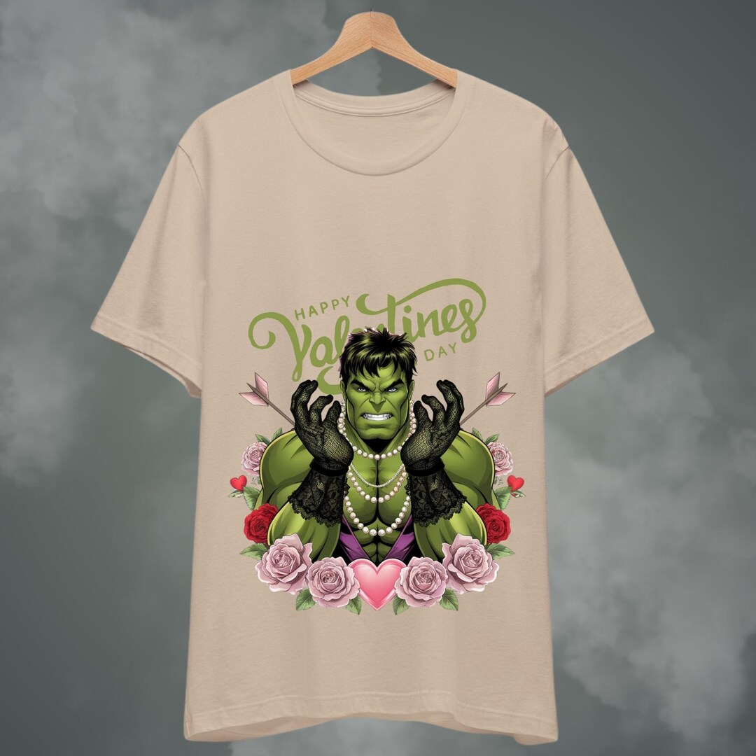Hulk Happy Valentines Day Shirt, Matching Couple Shirt, Valentine Shirt ...