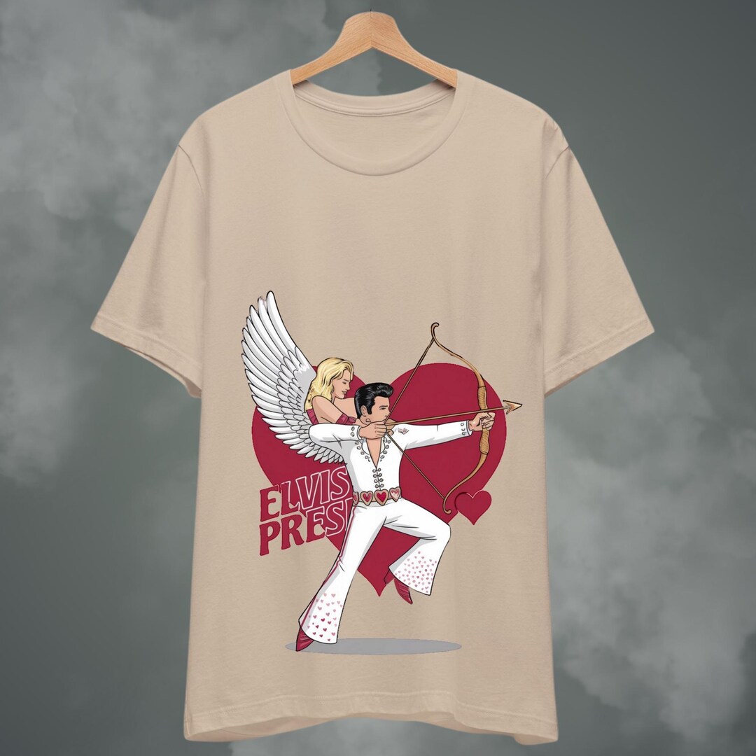 Elvis Presley as Cupid Valentines Day Shirt, Valetine T-shirt ...