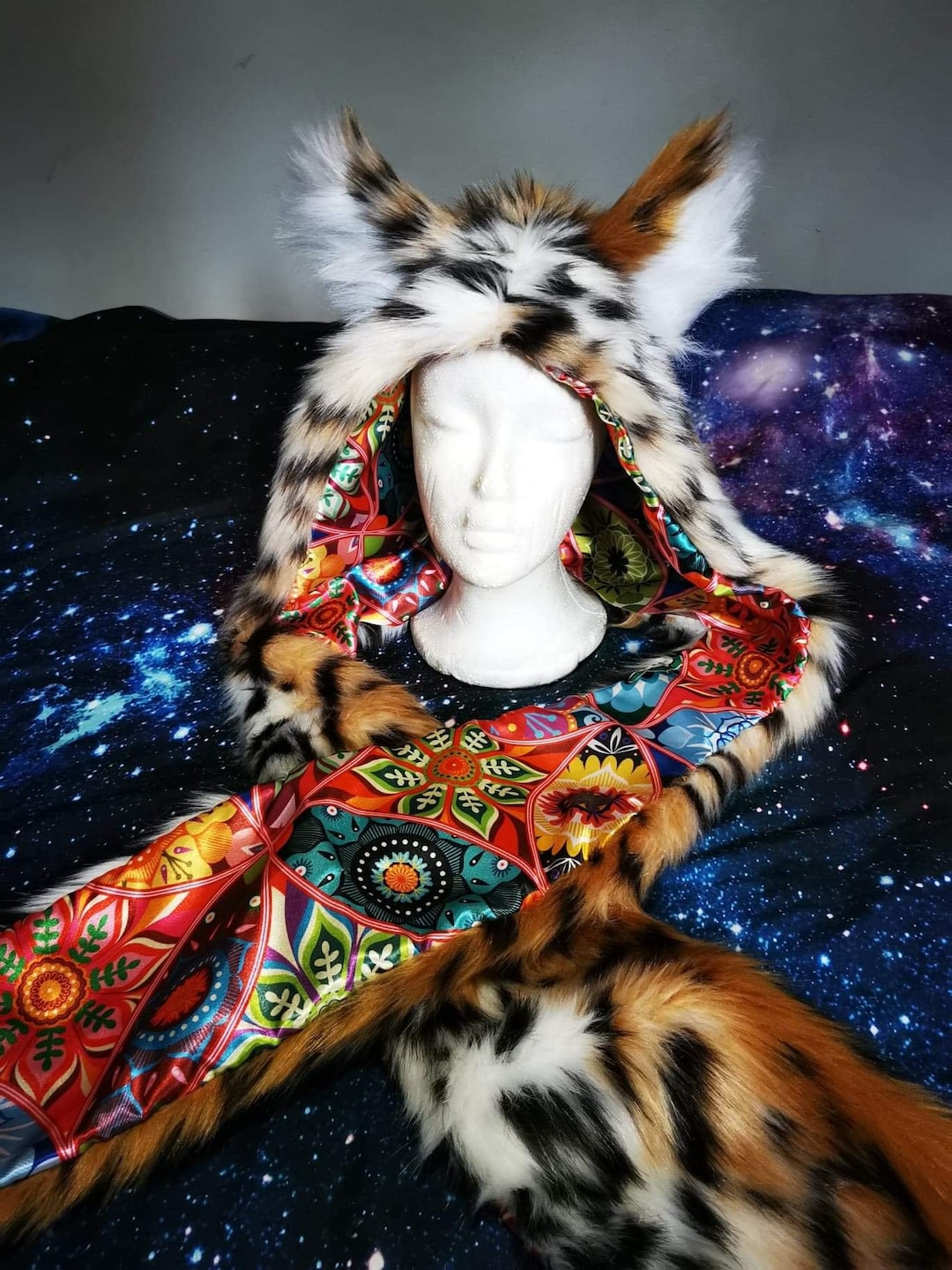 Bohemian Tiger Spirit Animal Hood - Etsy