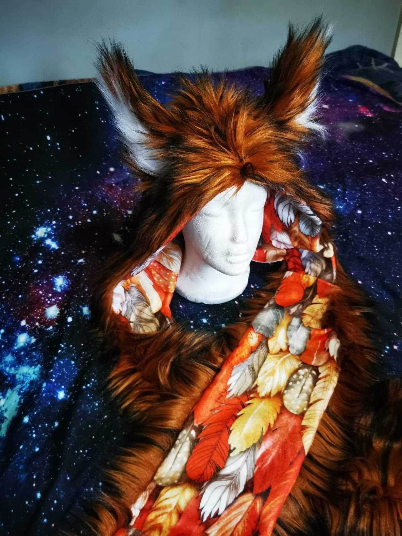 Pheonix Fox Spirit Animal Hood - Etsy