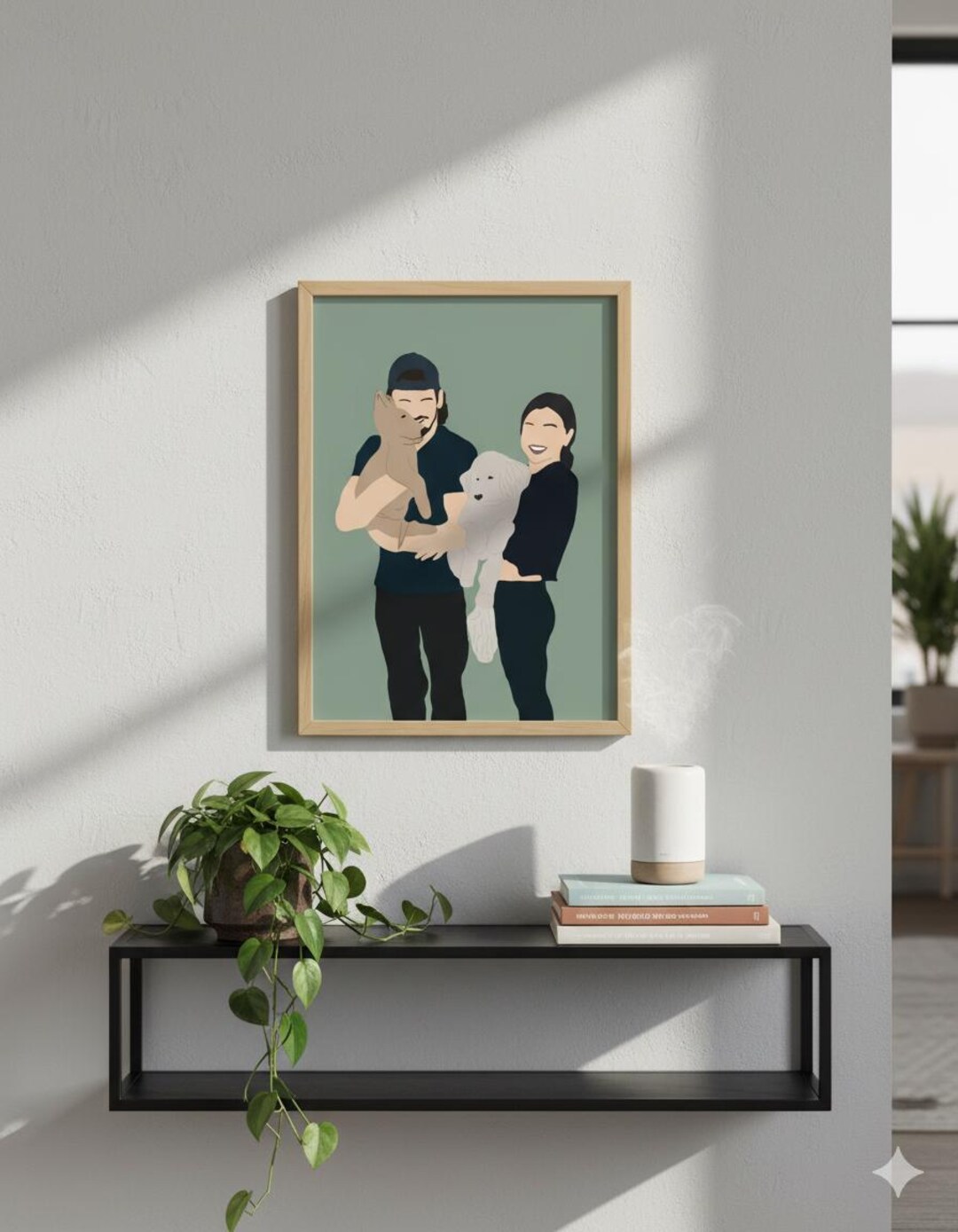 Custom Faceless Family Portrait, Minimalist Art (digital Download) - Etsy