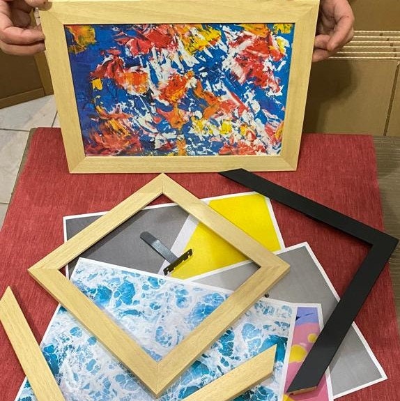 Wood Frames. Solid, Kiln Dried,durable,unbending Obeche ayous Naturel ...