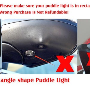 2X Led Puddle Light Side Mirror Logo Projector Lights for Mercedes AMG ...