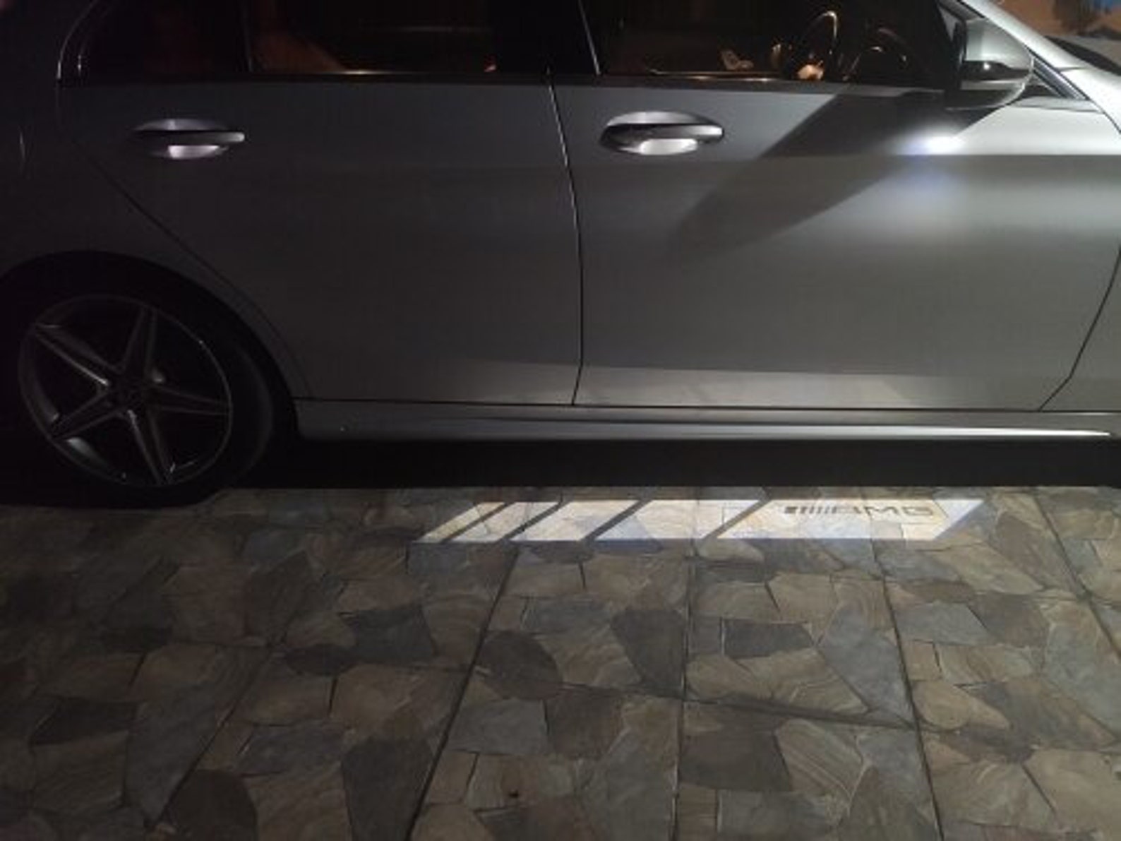 2X Led Puddle Light Side Mirror Logo Projector Lights for Mercedes AMG ...