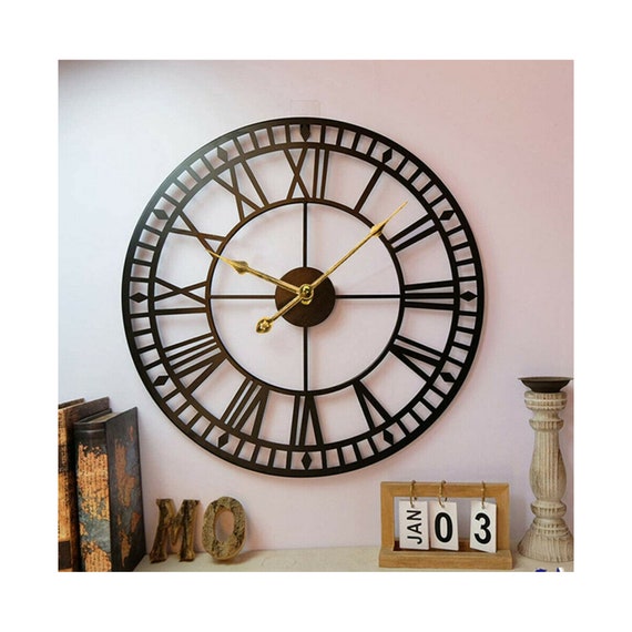 Metal Skeleton Clock