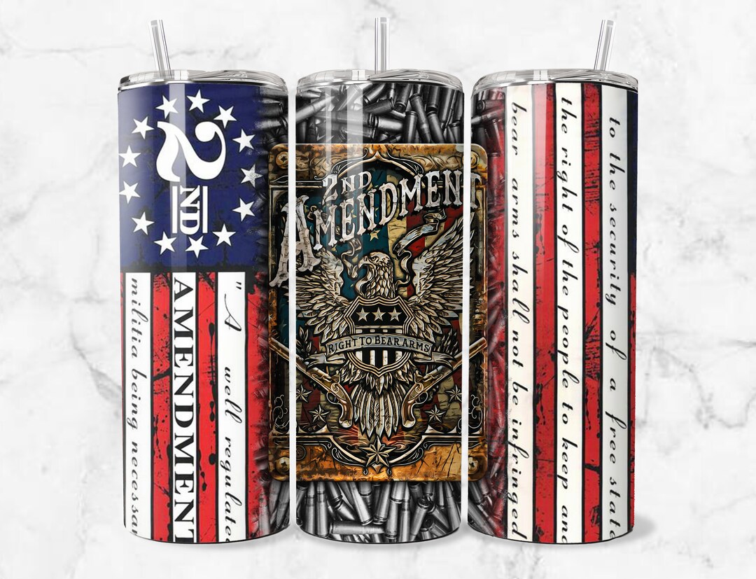 2nd Amendment Cup, Right to Bear Arms, Patriotic, American Bald Eagle ...