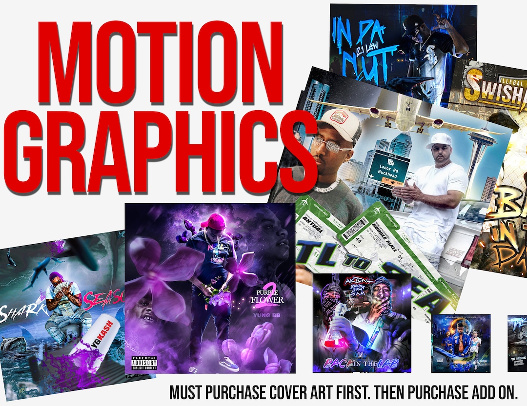 CUSTOM Motion Cover Art [[ Step 2 ]] All Platforms and Web MIXTAPECOVER ALBUMCOVERS Graphic ...