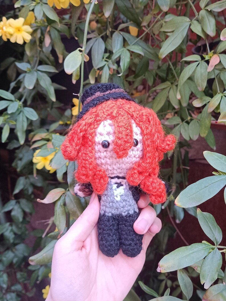Dazai Chuuya BSD Crochet Plushies / Amigurumi - Etsy