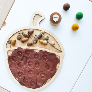 ACORN Sensory Play Board. Montessori Inspired Wooden Sorting Tray for ...