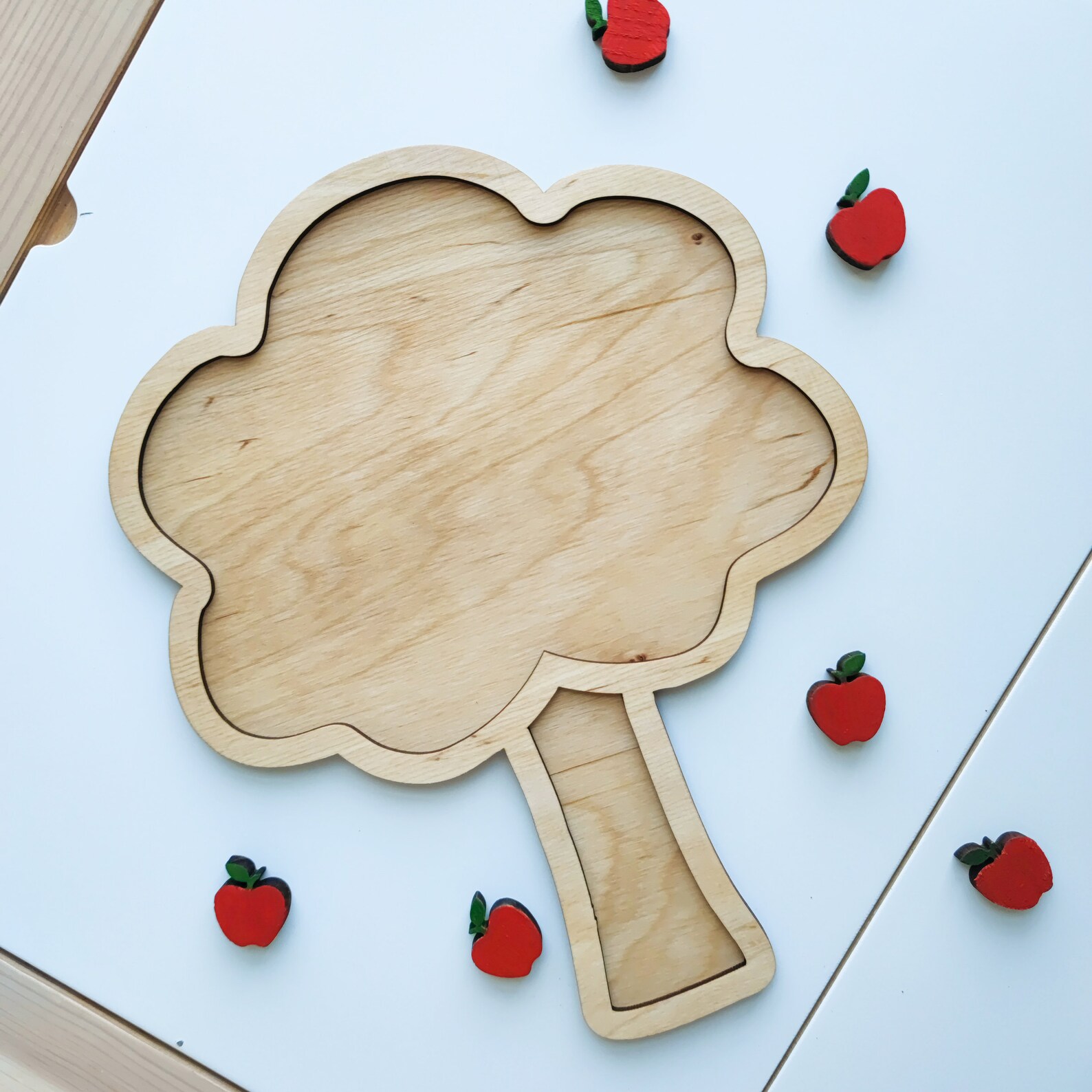 Tree-shaped Sensory Play Tray for Nature Studies. Wooden Board - Etsy UK
