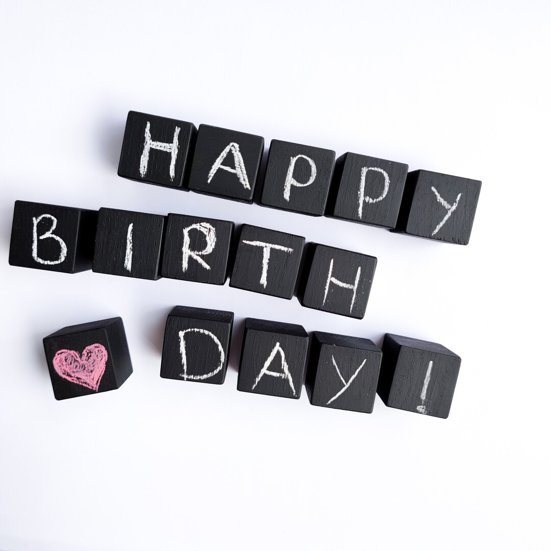 Wooden Chalkboard Blocks. Sustainable Learning Tools for Toddlers and ...