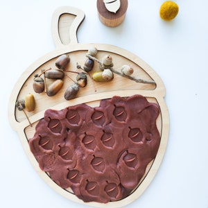 ACORN Sensory Play Board. Montessori Inspired Wooden Sorting Tray for ...