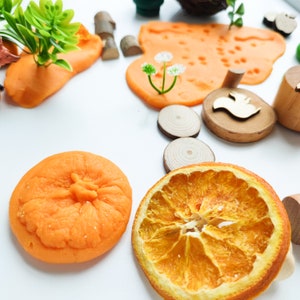 Fox Play Dough Kit. Fall Sensory Activity for Kids. Play Dough Kit With ...